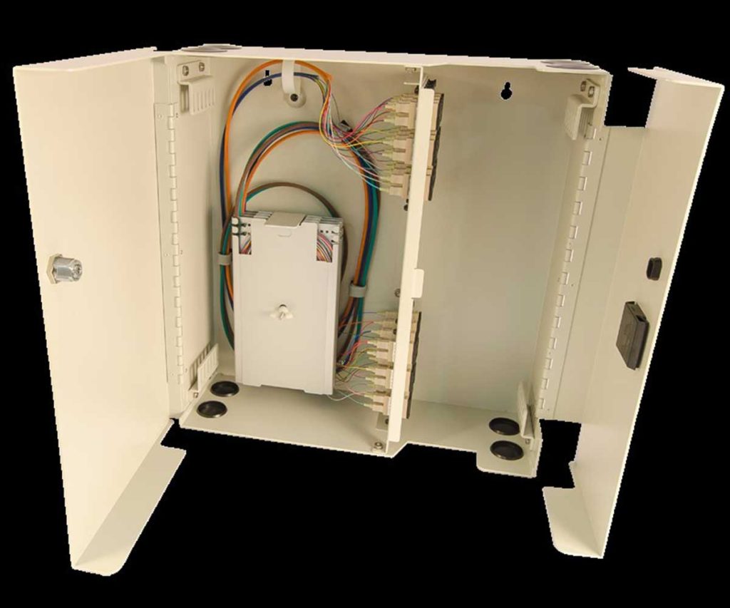 96 Fiber Wall-mount Splice & Term Panel | Montclair Fiber